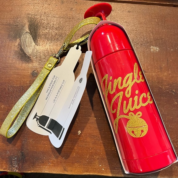 wild eye designs | Dining | Nwt Wild Eye Designs Jingle Juice Wine ...